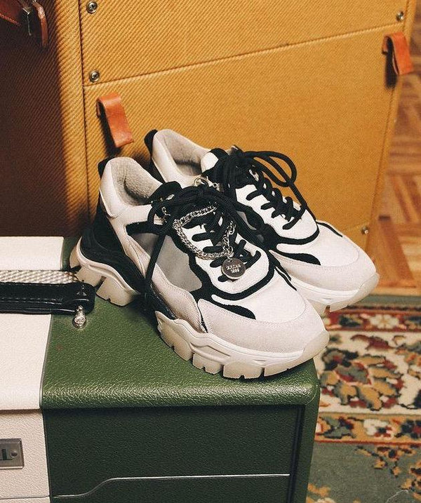 BRONX TAYKE OVER BLACK CHUNKY SNEAKERS