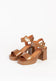 Bukela Cille Bronze Platform Sandals