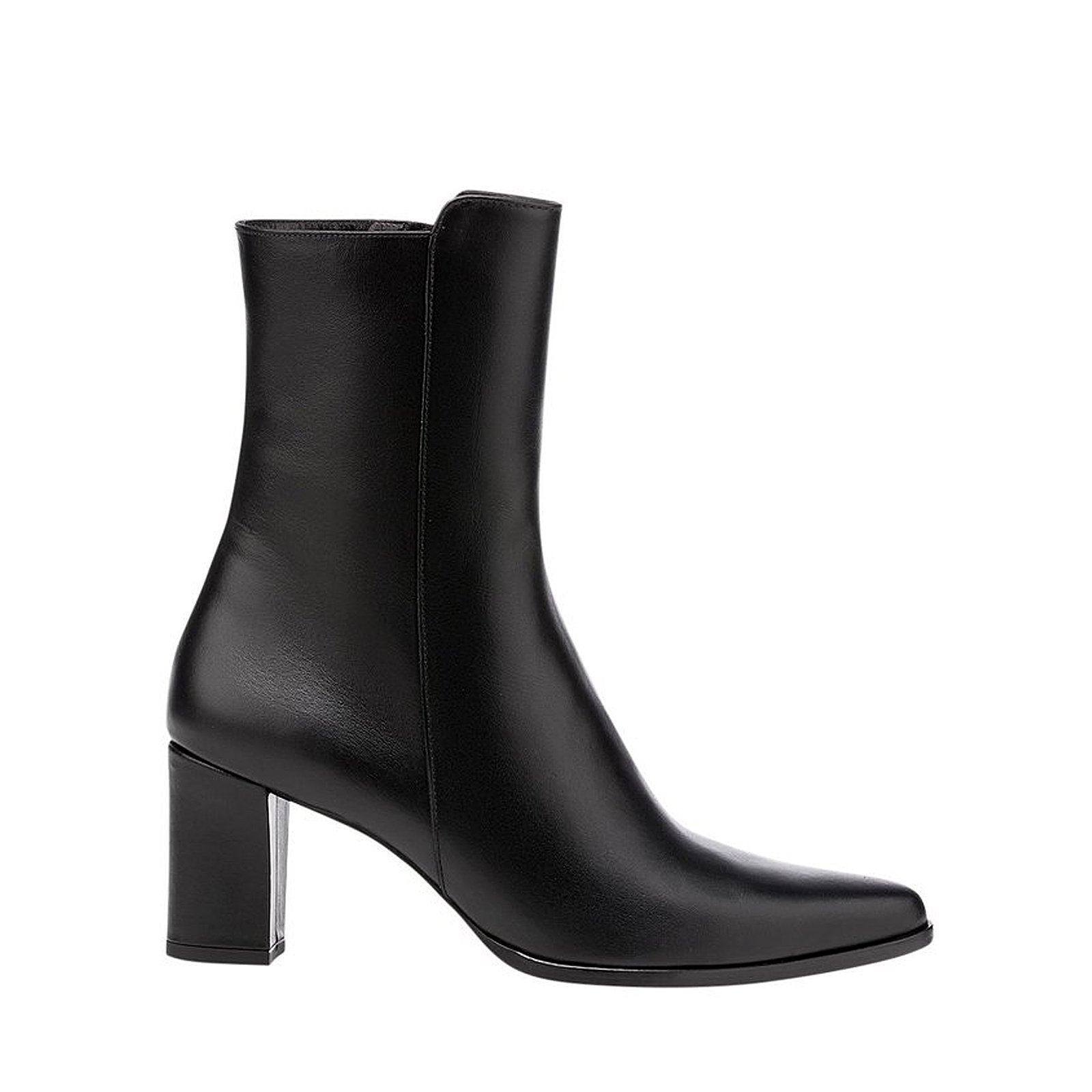 FLATTERED TEDDY NAPPA BLACK BOOTS