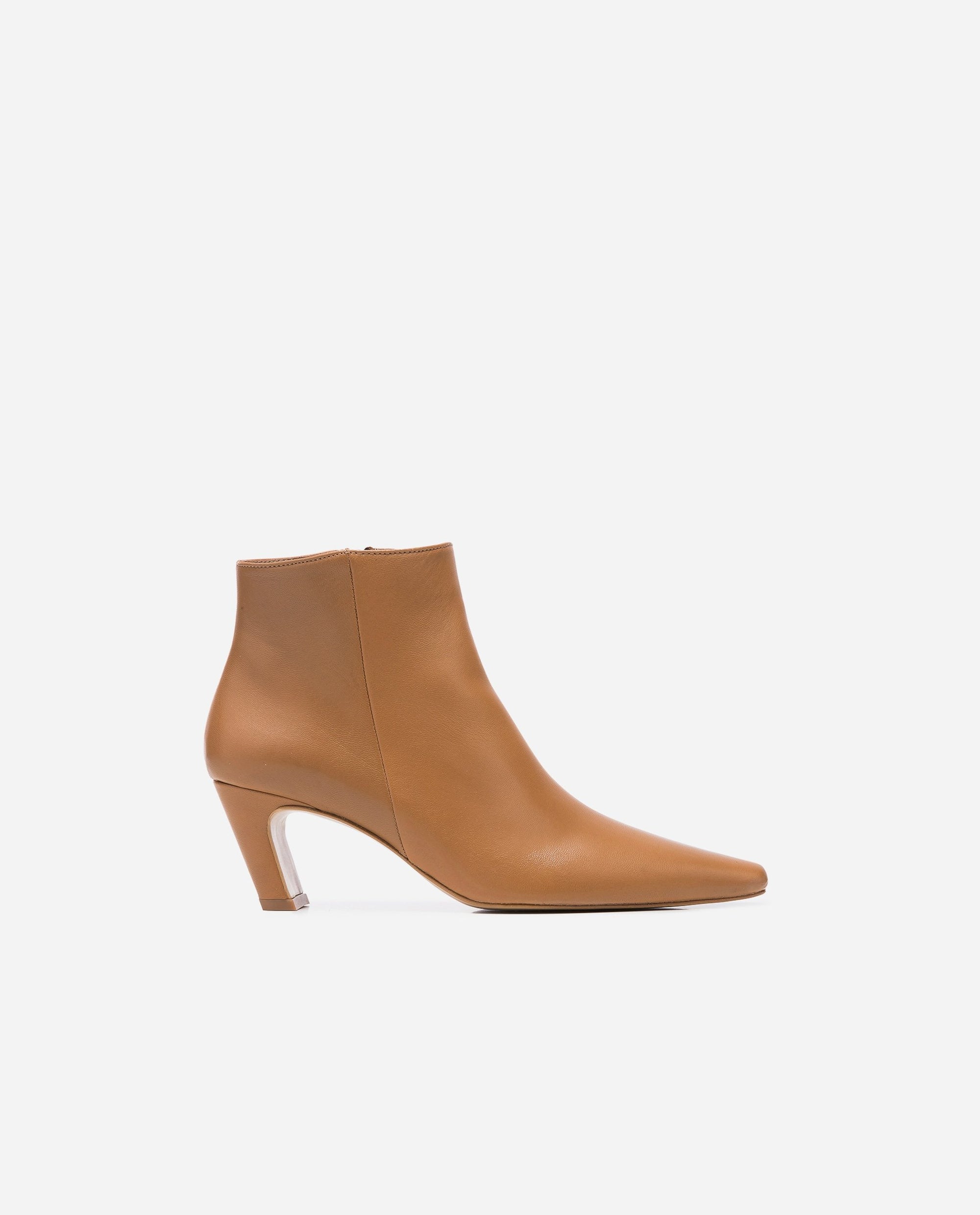 FLATTERED XENIA LEATHER COGNAC BOOTS