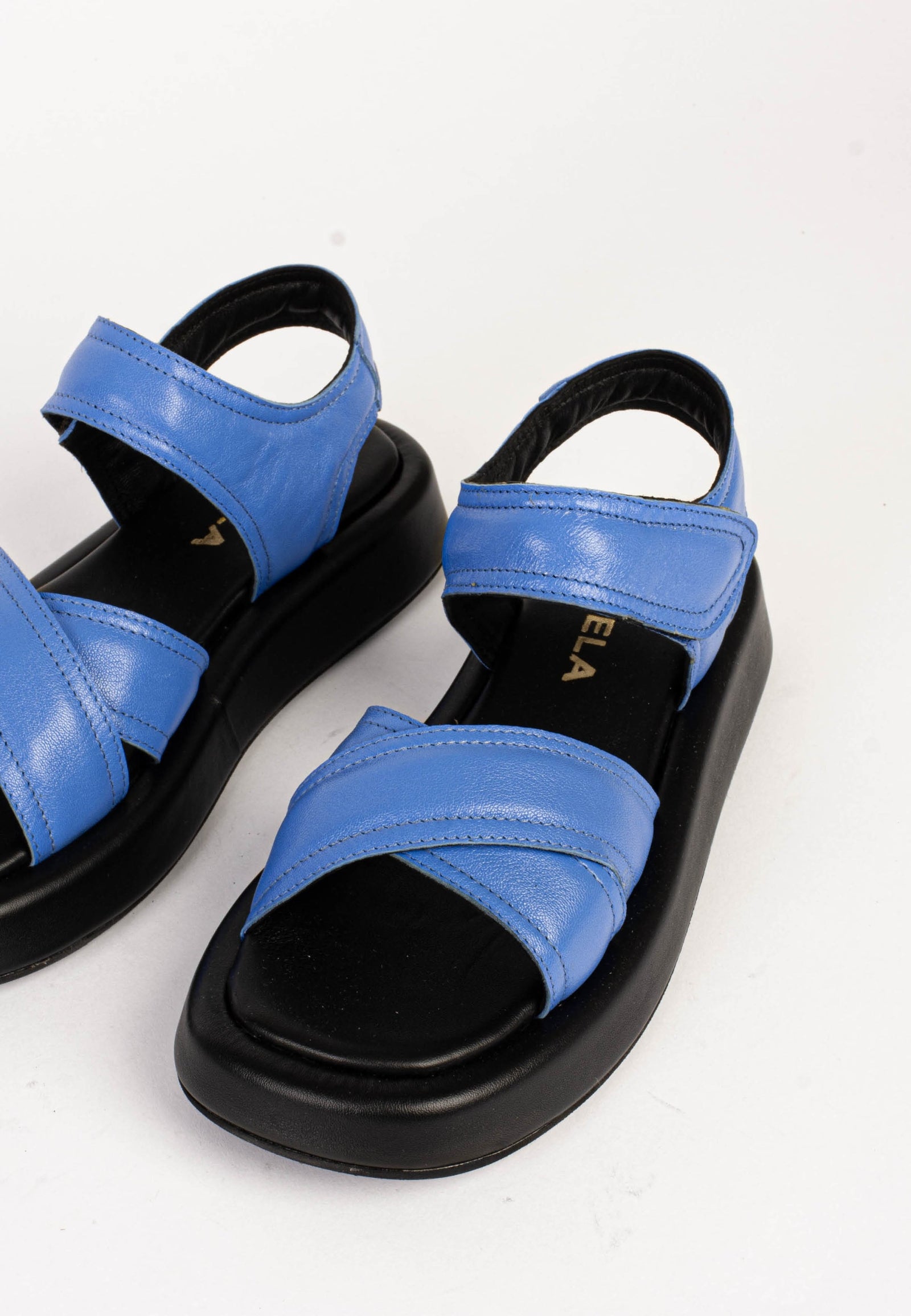 Bukela Pearl Blue Chunky Sandals