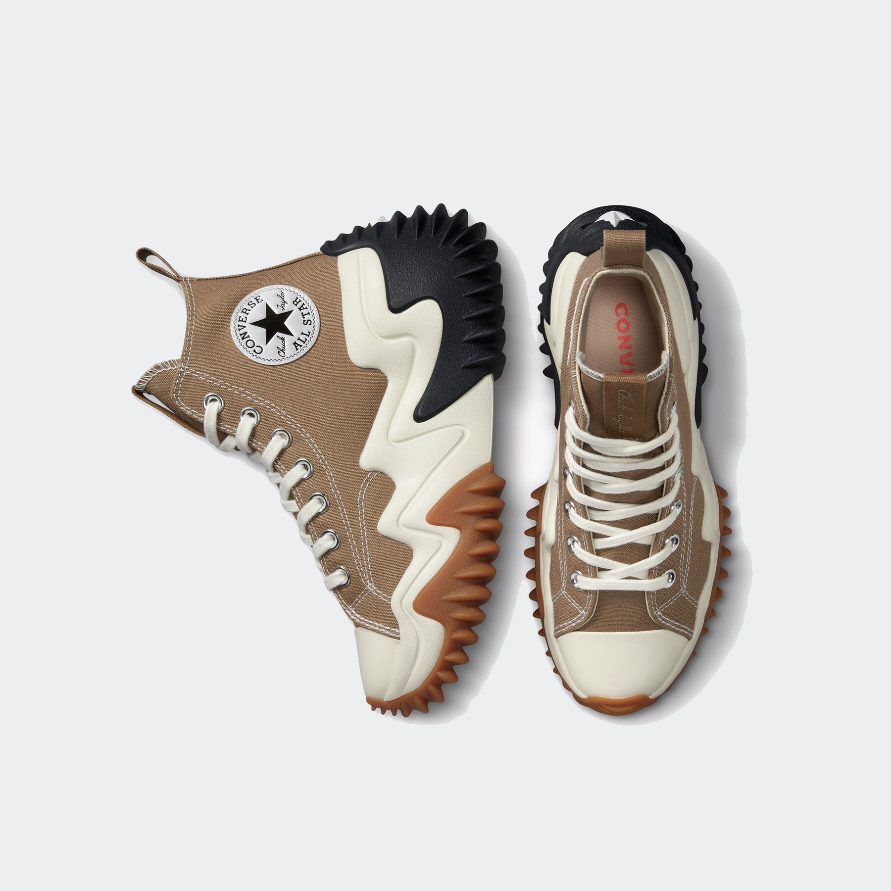 Converse Run Star Motion Hi Sneakers in Sand Dune